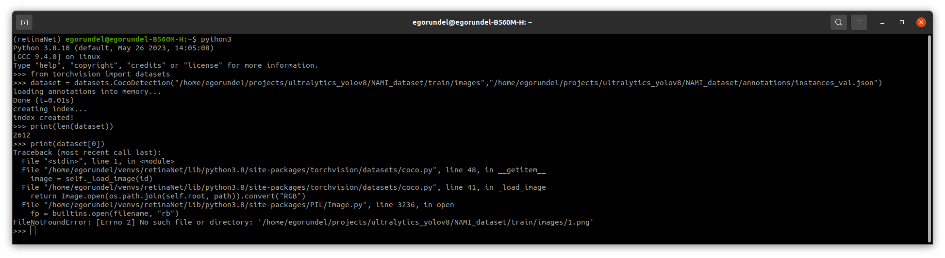 Custom coco format dataset · Issue #8087 · pytorch/vision · GitHub