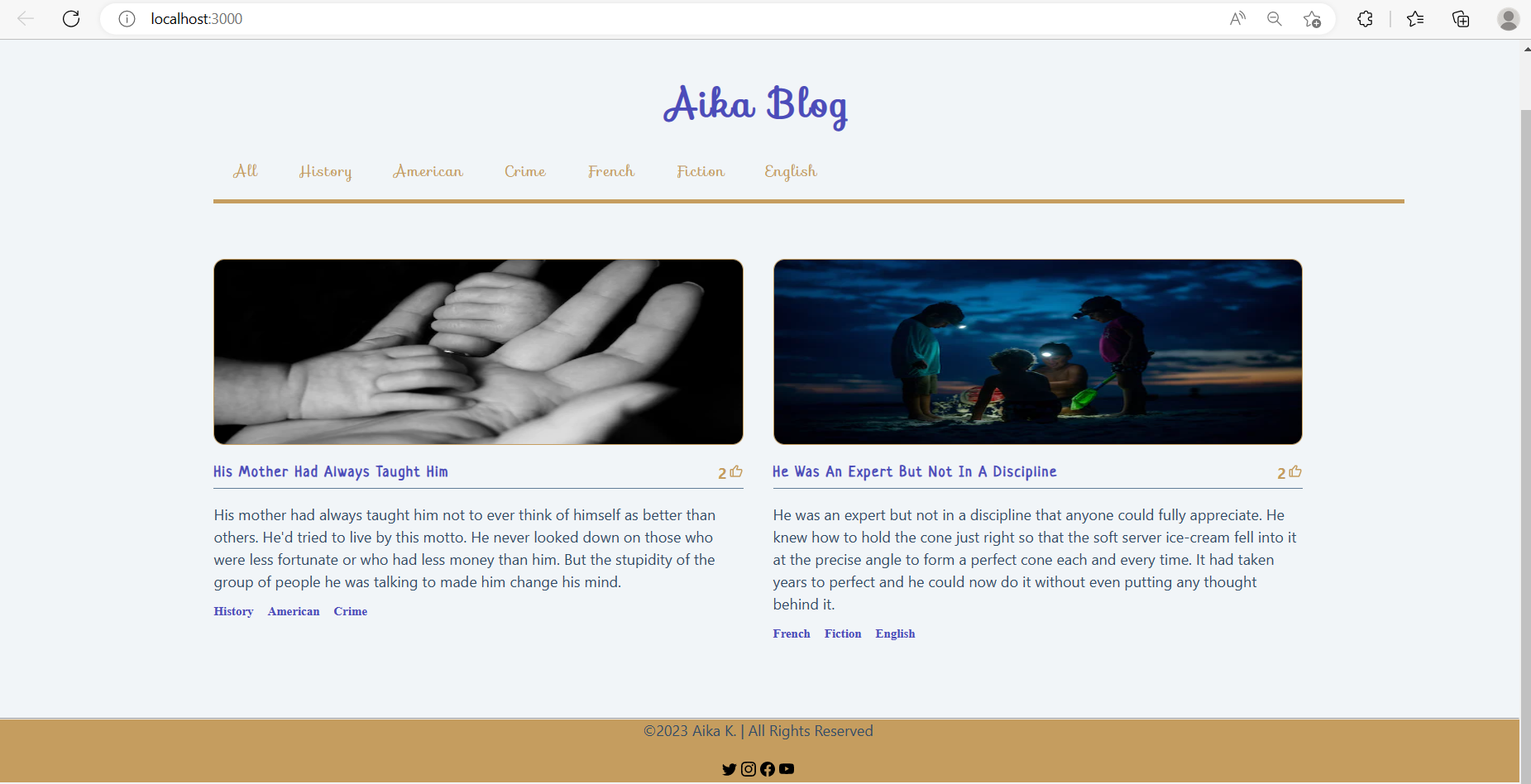 GitHub - aika-kreedy/Blog-Site-React-JavaScript