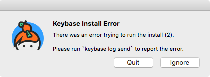 Keybase Install Error: Unable to launch on MacOS · Issue #9854 · keybase/client · GitHub