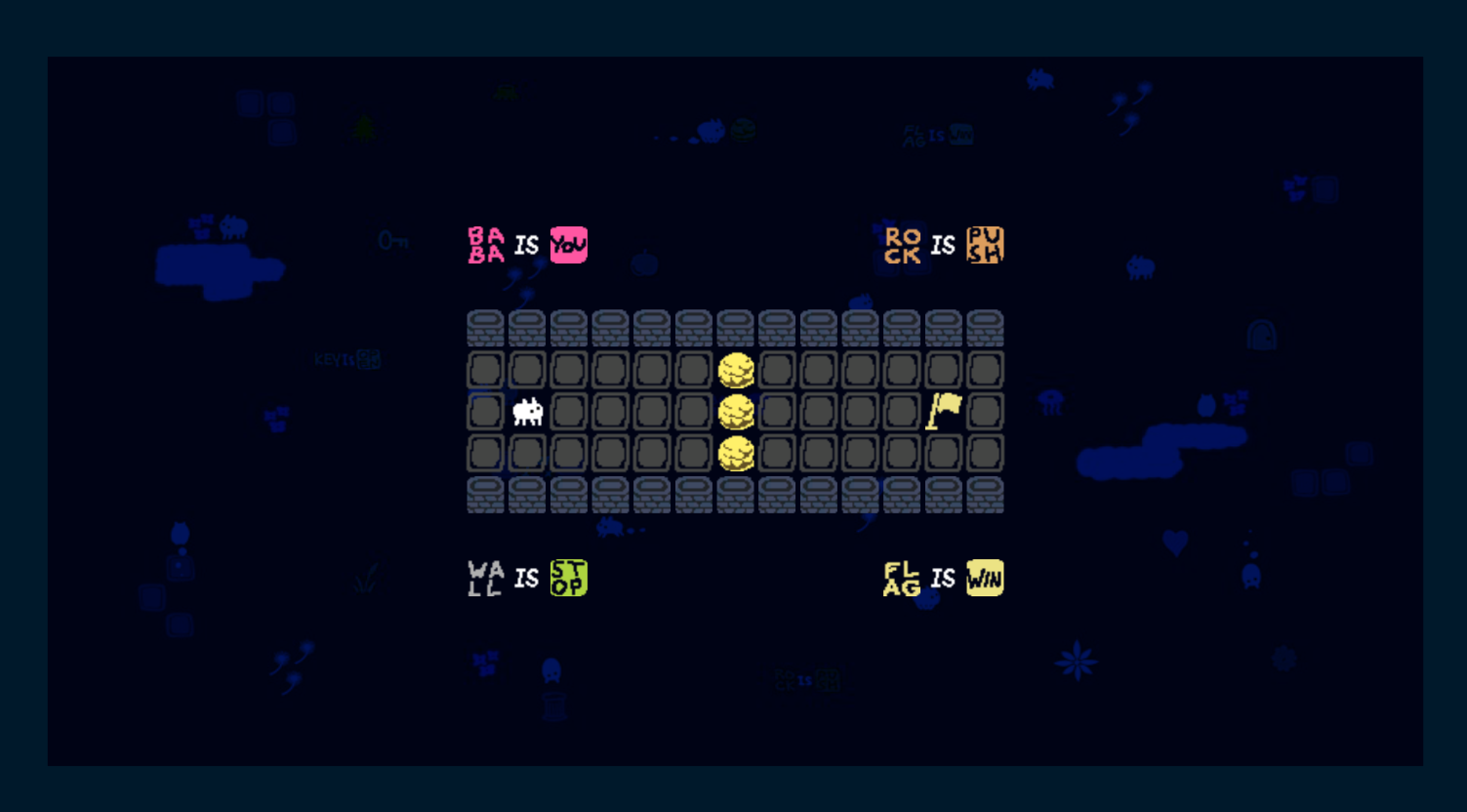 GitHub - brickster241/Baba-Is-You: Clone of the GMTK 2019 Game Jam's ...