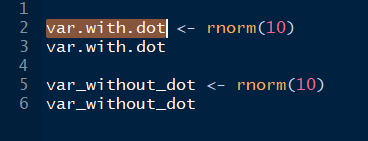 RStudio doesn't highlight all instances of strings containing dots · Issue #2094 · rstudio ...