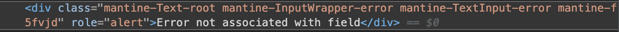 a11y: Error messages are not programmatically associated with form fields · Issue #3146 ...