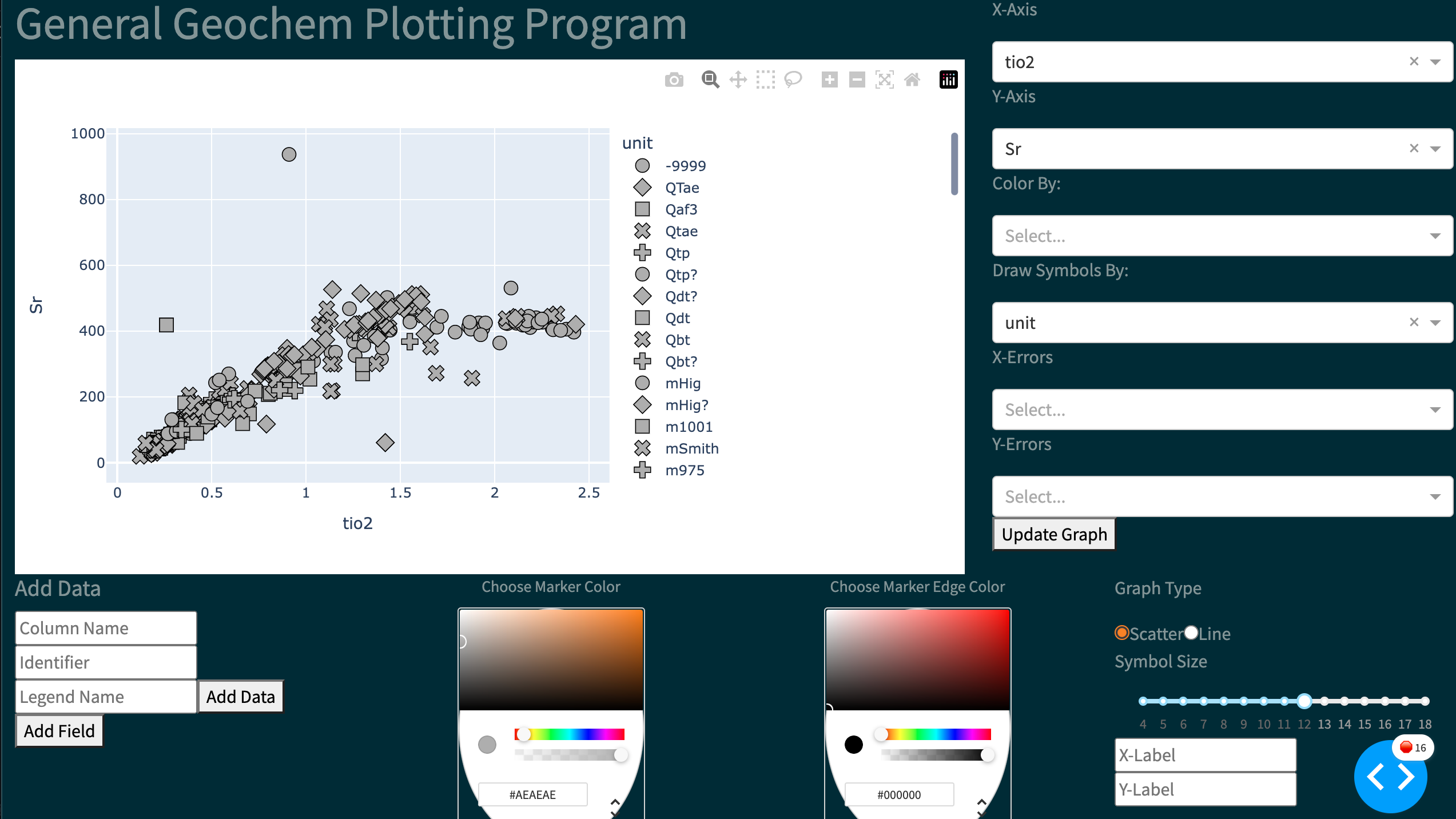 GitHub - Lewisc2/General-Geochem-Plotting-Program: A Dash app ...