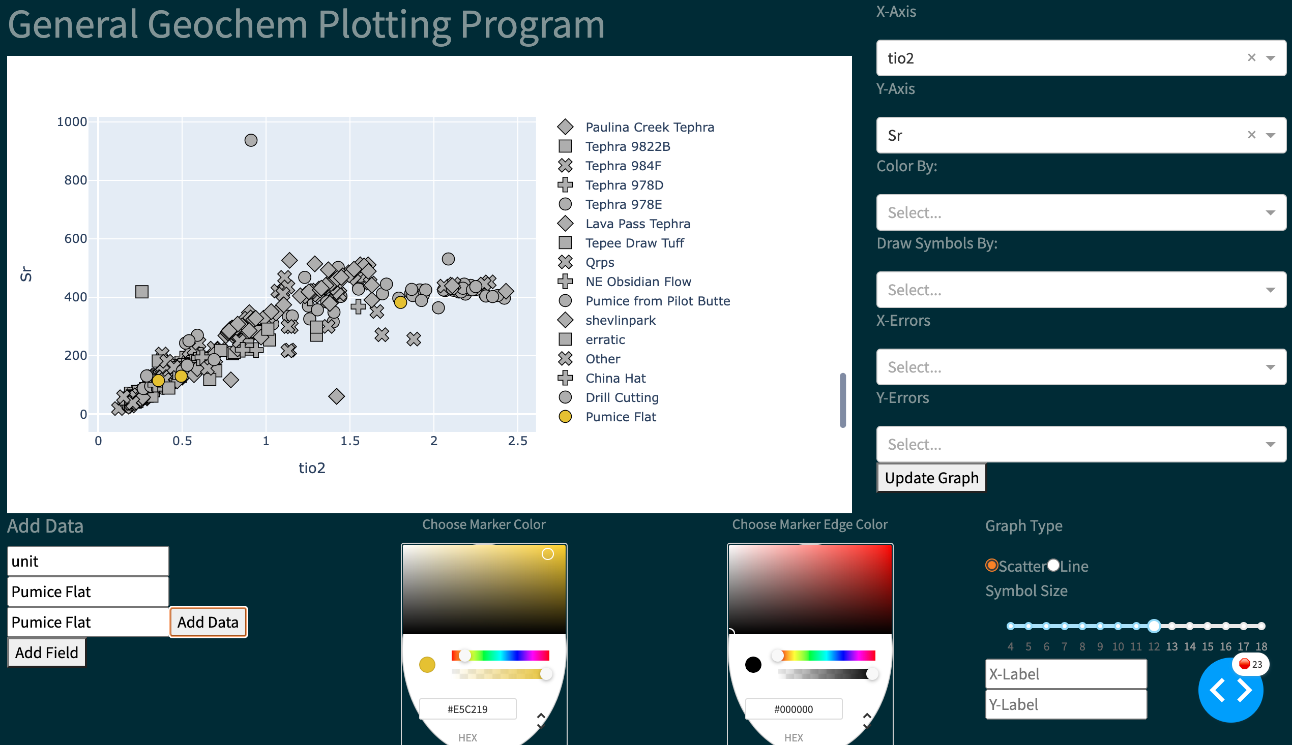 GitHub - Lewisc2/General-Geochem-Plotting-Program: A Dash app ...