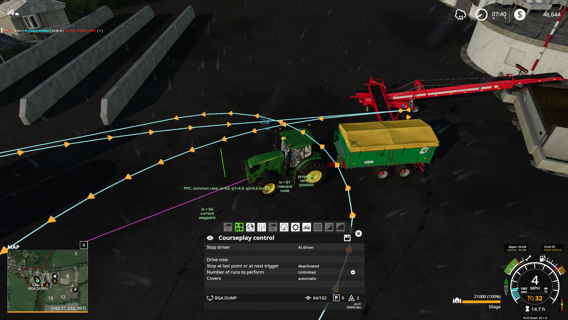 Not unloading at dropped unload point · Issue #3202 · Courseplay/courseplay · GitHub