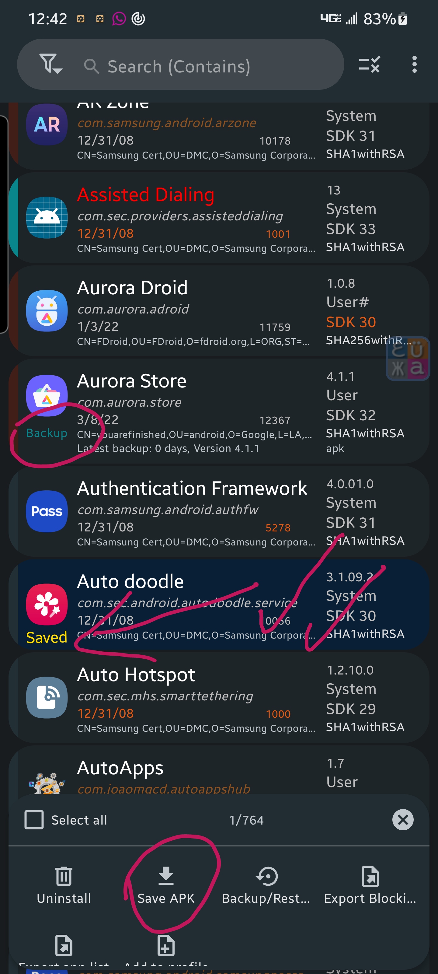 On the apps list, I need to know which apps has already saved by "Save APK" · Issue #1019 ...