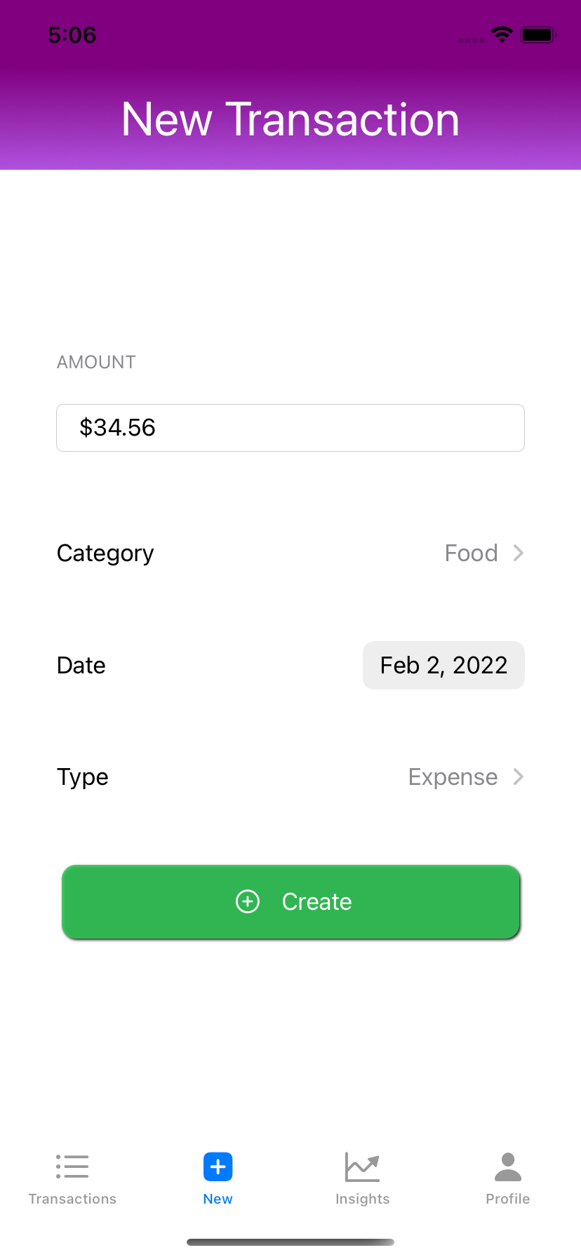 GitHub - stefanmillar/ExpenseManager: An native iOS expense manager app created using swiftui.