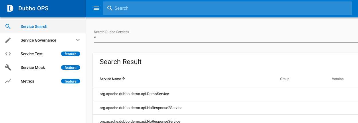 [Question] About two search box · Issue #211 · apache/dubbo-admin · GitHub