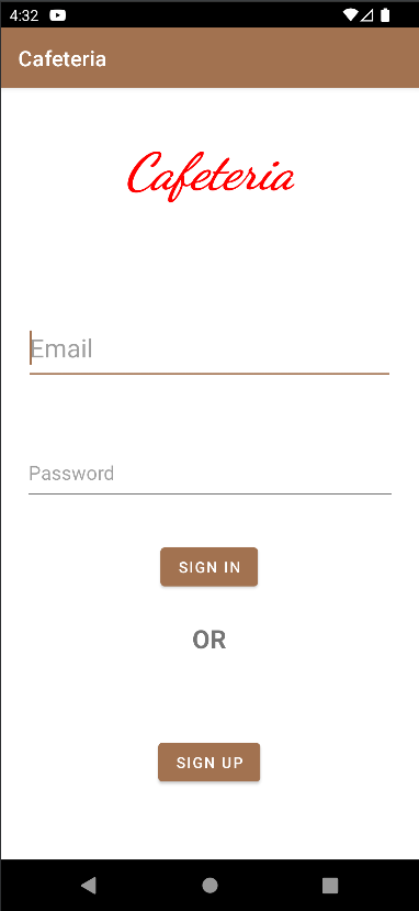 GitHub - Param651/Cafeteria: A java Based Mobile Application