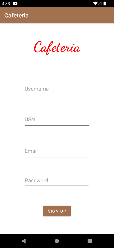 GitHub - Param651/Cafeteria: A java Based Mobile Application