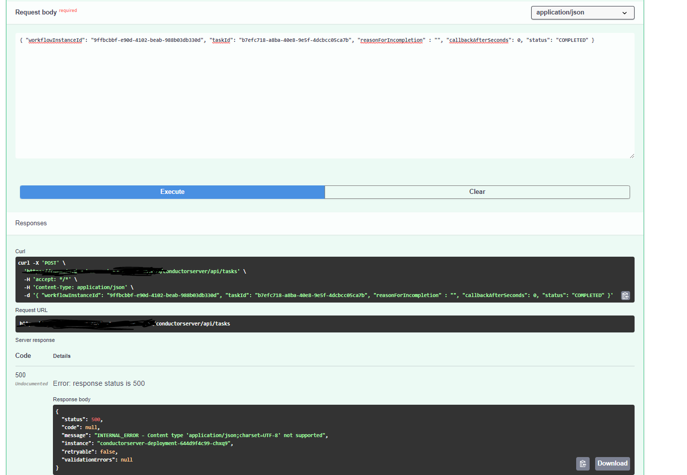 Bug in the post endpoint for updating a task /api/task · Issue #3039 · Netflix/conductor · GitHub