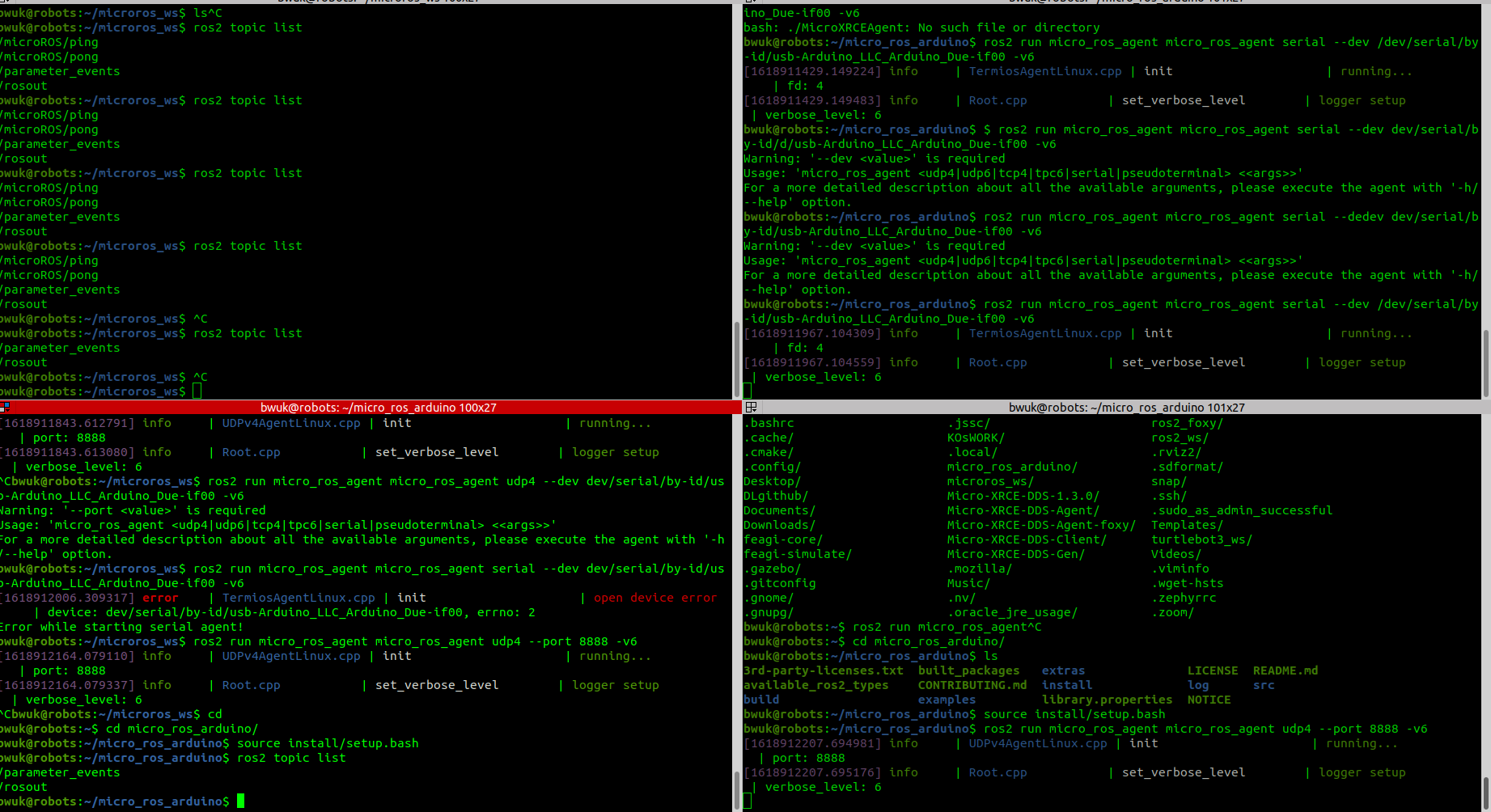 Node doesn't display · Issue #223 · micro-ROS/micro_ros_arduino · GitHub