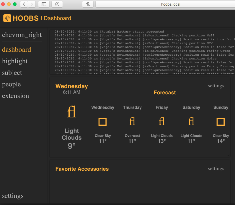 dash board & menu css issue after updated 3.2.9 · Issue #872 · hoobs-org/HOOBS · GitHub