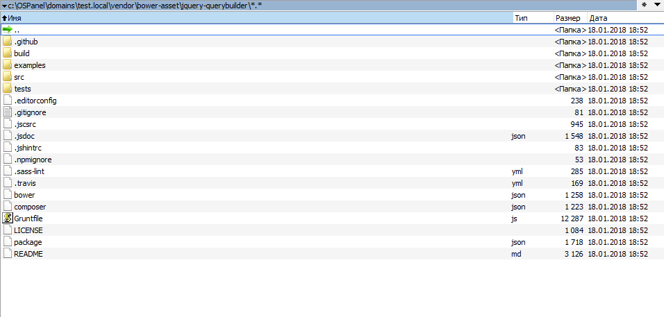 No "dist" folder while installing via satis · Issue #631 · mistic100/jQuery-QueryBuilder · GitHub