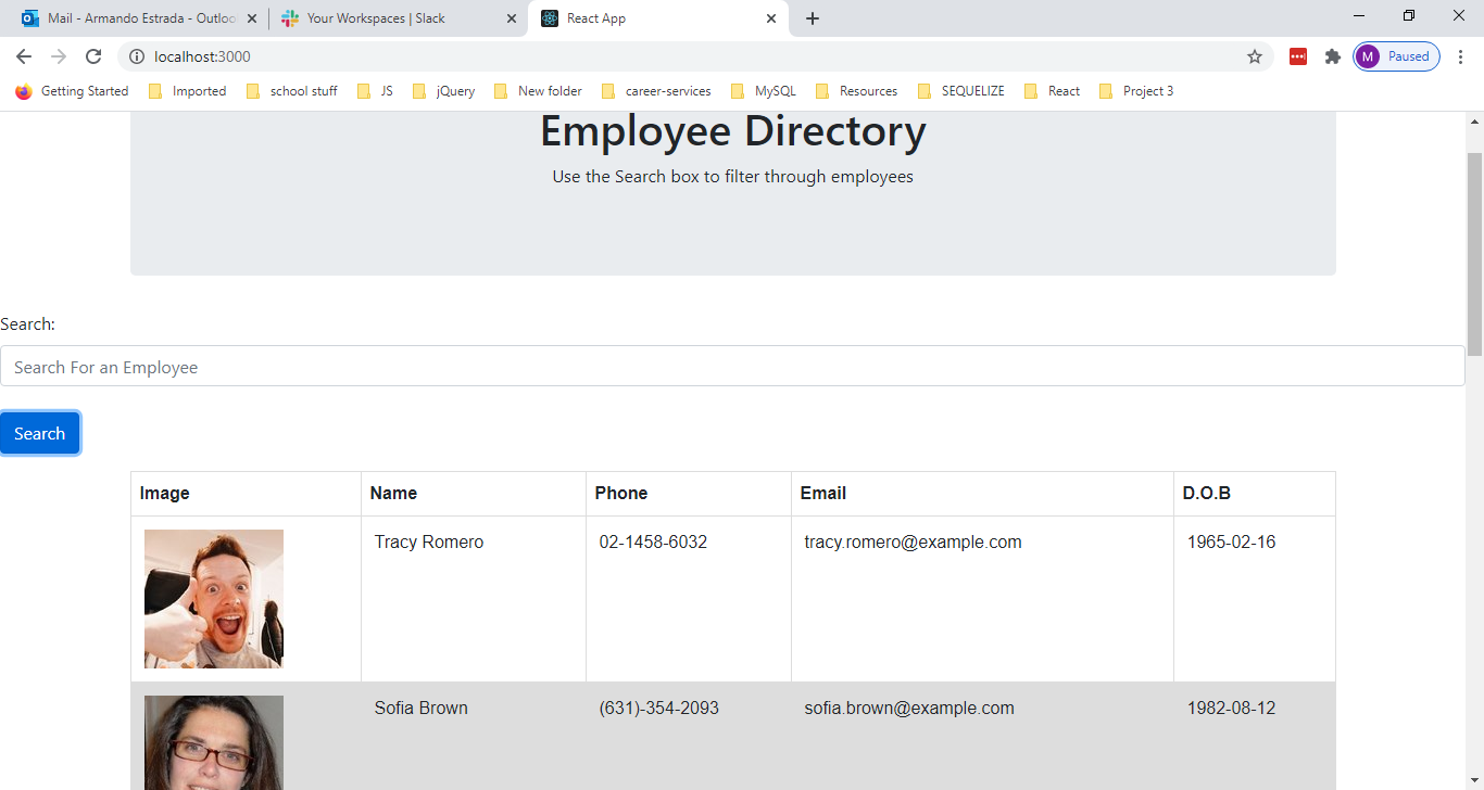 GitHub - Mando619/Employee-Directory-