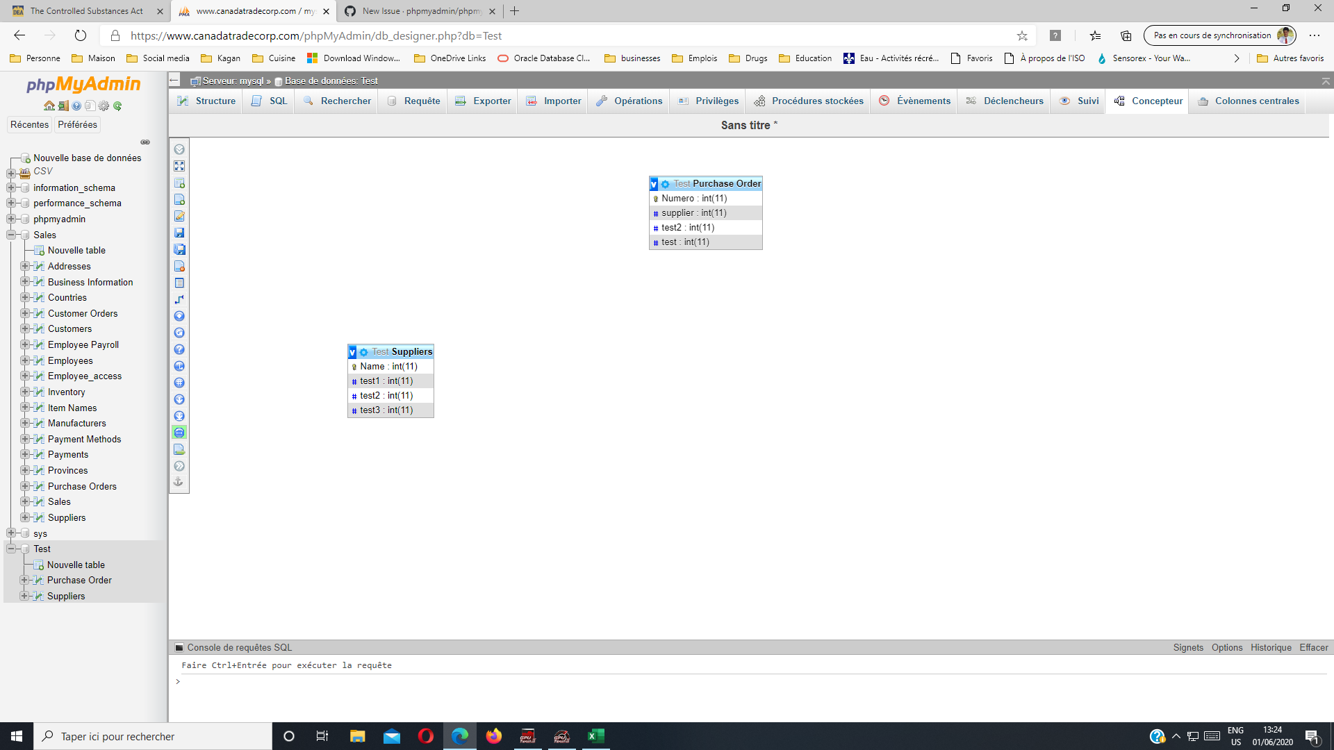 Designer / Concepteur missing relations lines · Issue #16157 · phpmyadmin/phpmyadmin · GitHub