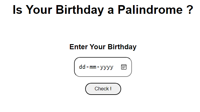 GitHub - llashishll/Mark-13-Palindrome-Birthday-Checker: Palindrome Birthday Checker App