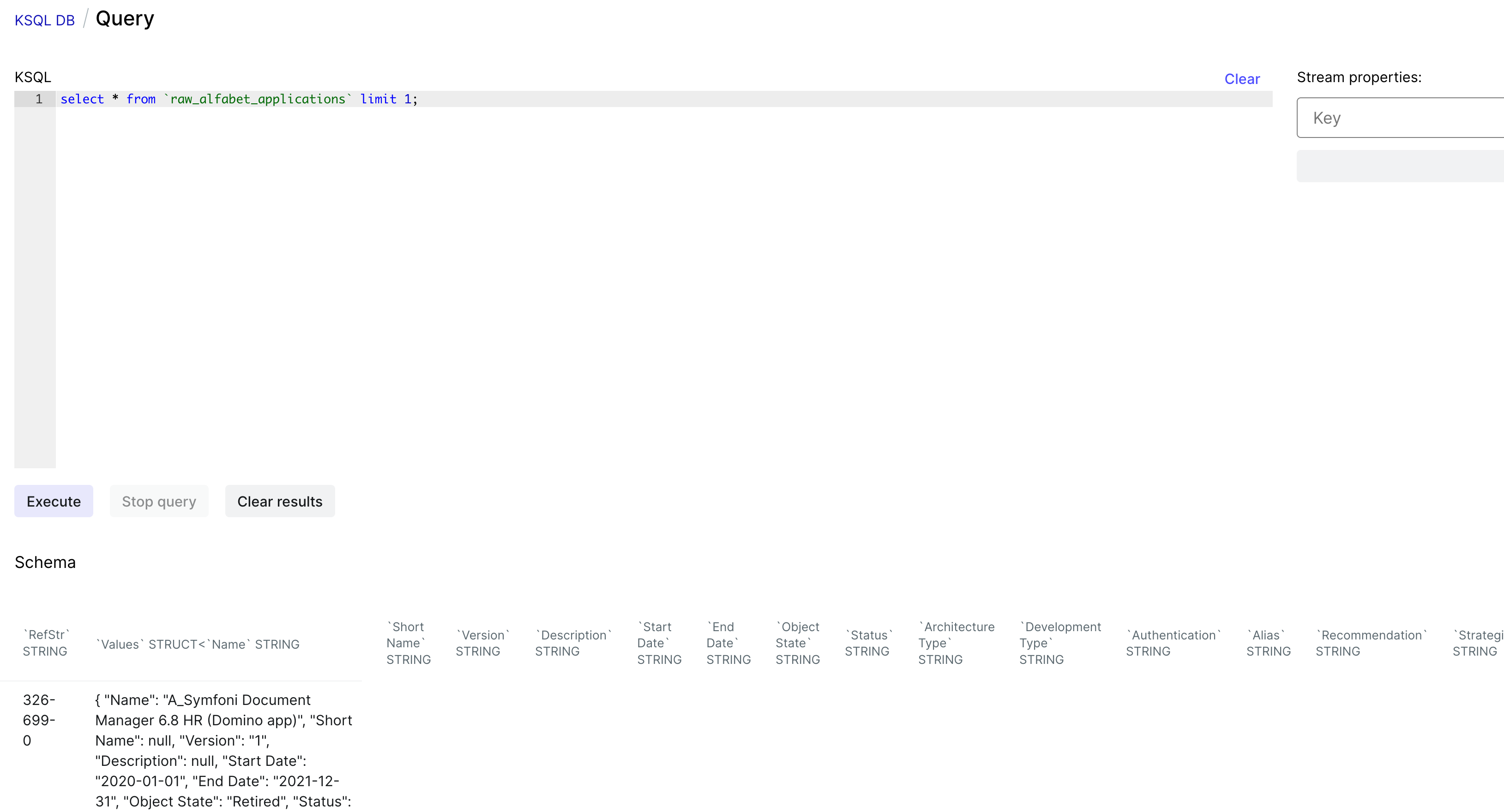 ksql: schema vs data mismatch when structs · Issue #3288 · provectus/kafka-ui · GitHub