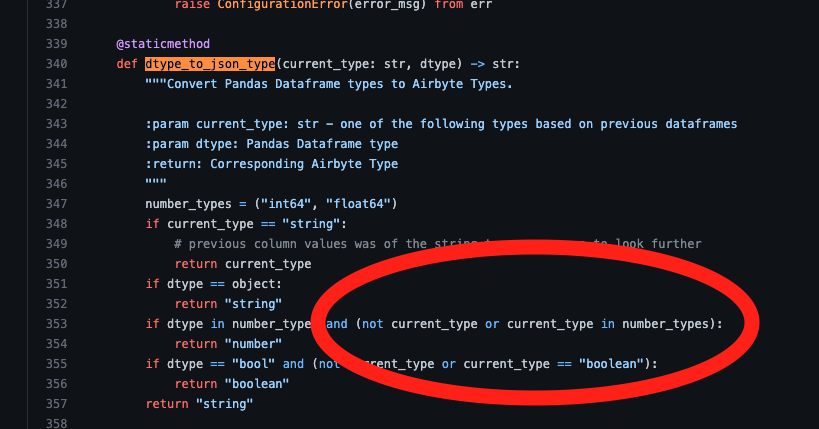 Source File Integer Column Is Given As String For Large Files · Issue 23683 · Airbytehq