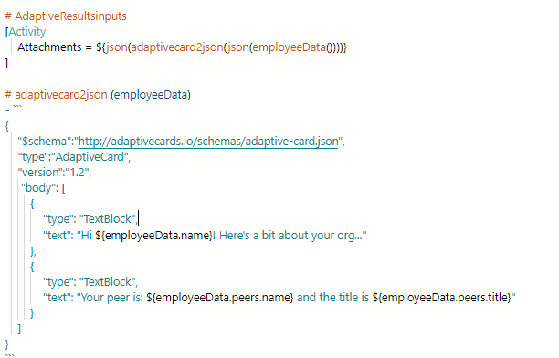 Array data binding in adaptive card not working · Issue #3422 · microsoft/BotFramework-Composer ...