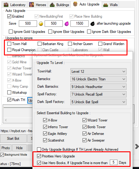 DE Village Report & Upgrade Heroes · Issue #112 · xbebenk/MBR_xbebenkMod · GitHub