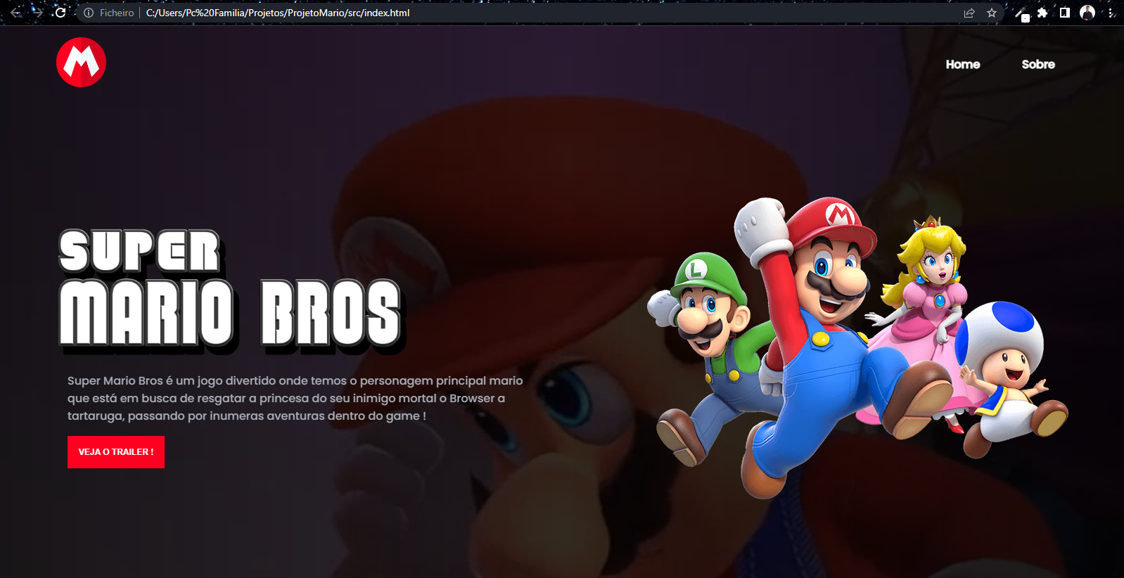 GitHub - WeldonThallysson/Projeto-Super-Mario-Bross: Projeto feito na semana do dev em dobro que ...