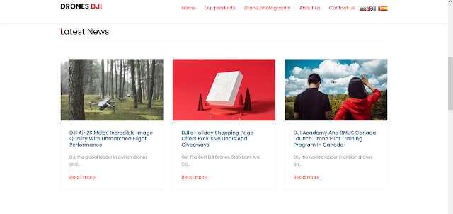 GitHub - nikolamihailov/Drones-DJI-Website: This is a project using ...