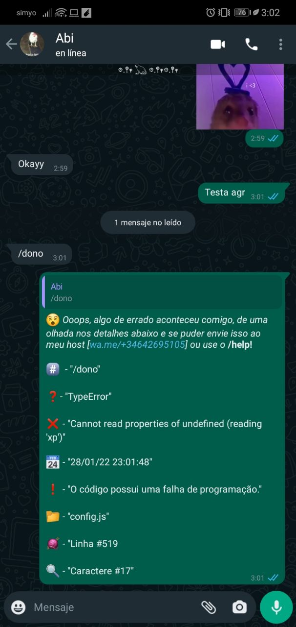 BUG -> Problema no sistema de checar o valor de XP (Privado) · Issue #513 · KillovSky/Iris · GitHub