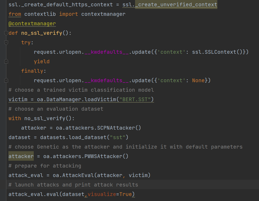 SSL Certificate Verify Failed · Issue #247 · thunlp/OpenAttack · GitHub