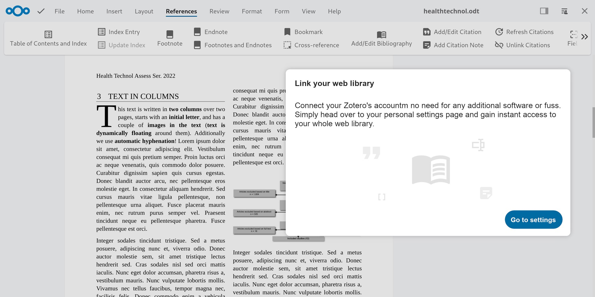 Zotero improvements · Issue #2764 · nextcloud/richdocuments · GitHub