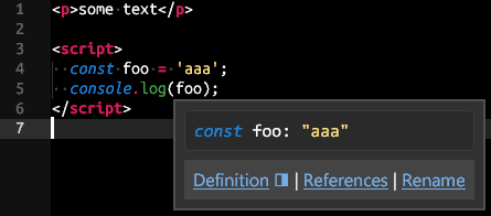 Basic support for embedded JavaScript? · Issue #27 · sublimelsp/LSP-html · GitHub
