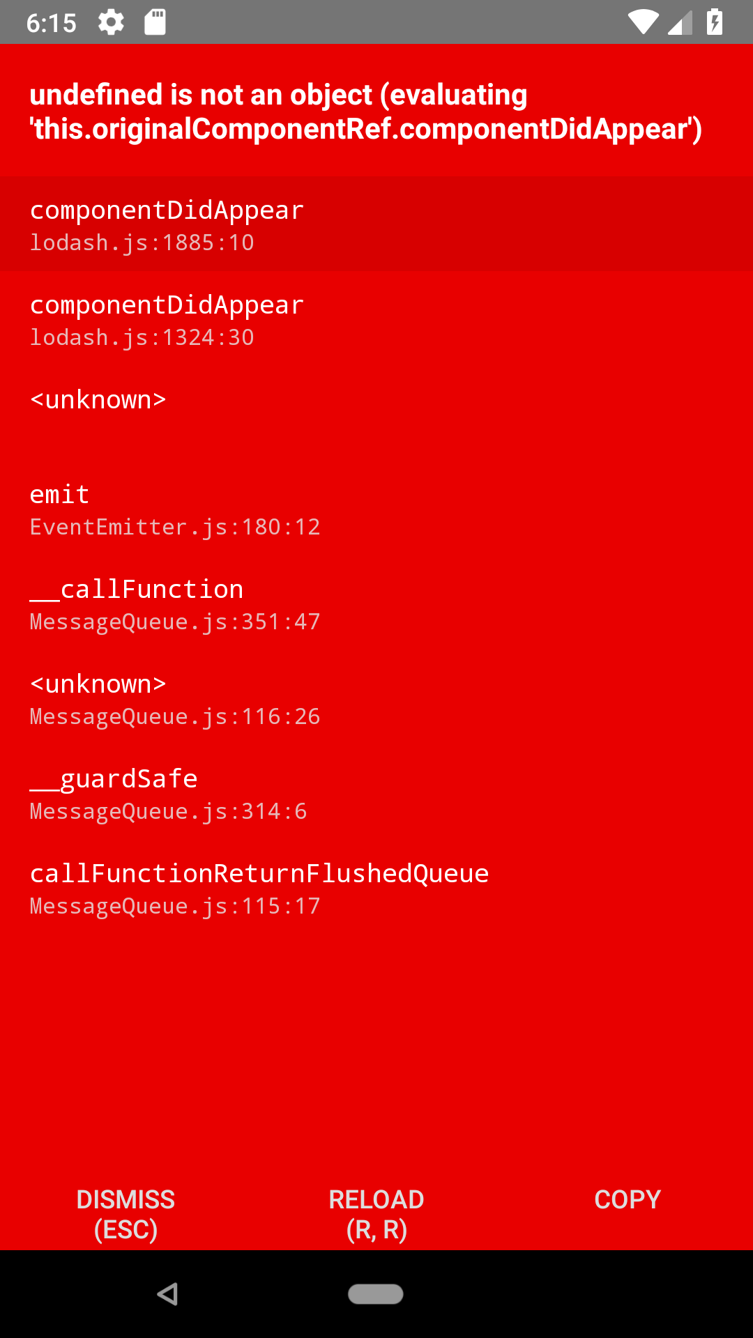 Screen Component Cant Be Functional · Issue 3371 · Wixreact Native Navigation · Github