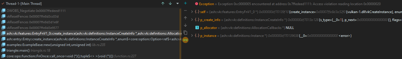 STATUS_ACCESS_VIOLATION on instance creation on Vulkan · Issue #2204 · gfx-rs/wgpu · GitHub