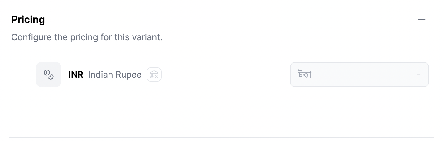 Incorrect currency symbol for INR · Issue #4629 · medusajs/medusa · GitHub