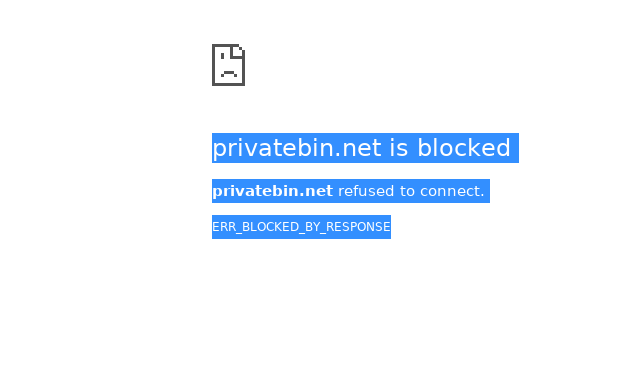 links to other privatebin links on the same server generate an error instead of going to the ...