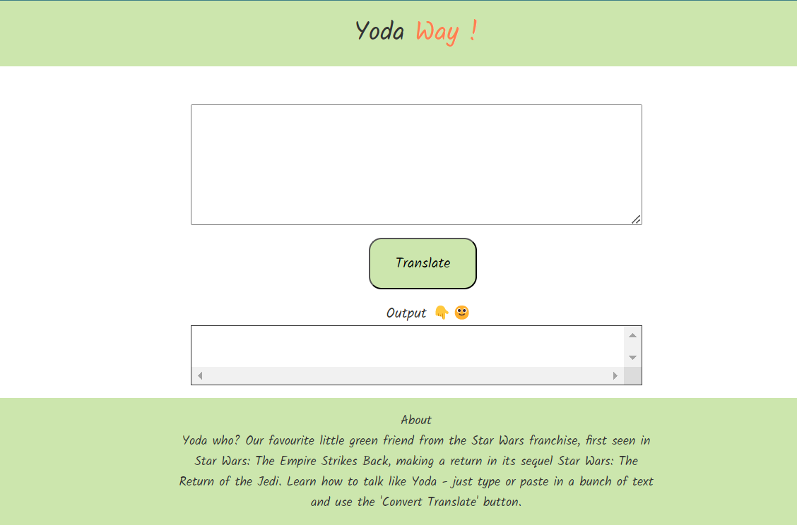 GitHub - santsurat/Yoda-Way: fun transalation app