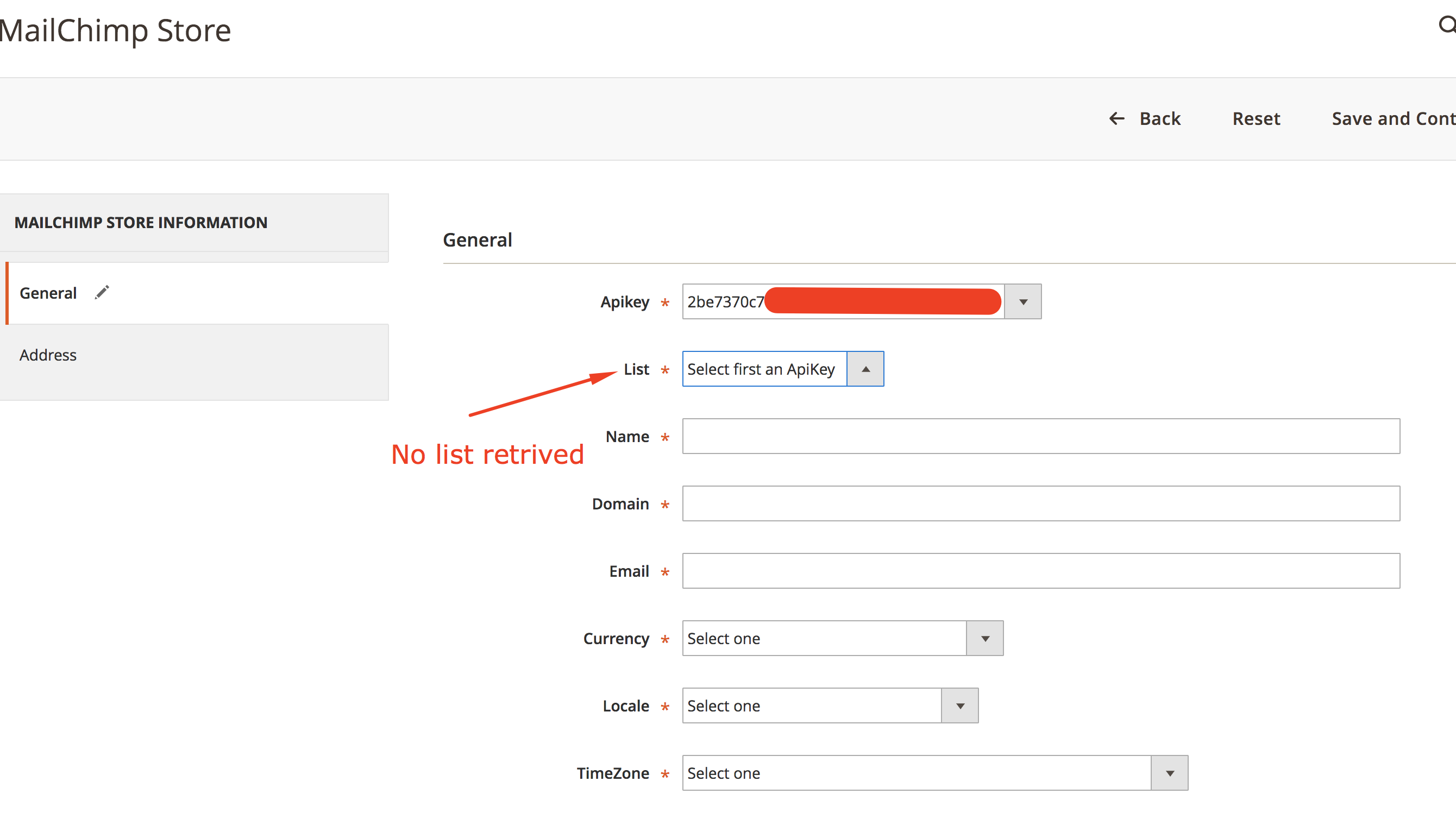 MailChimp List field not populated in Magento 2 · Issue #161 · mailchimp/mc-magento2 · GitHub