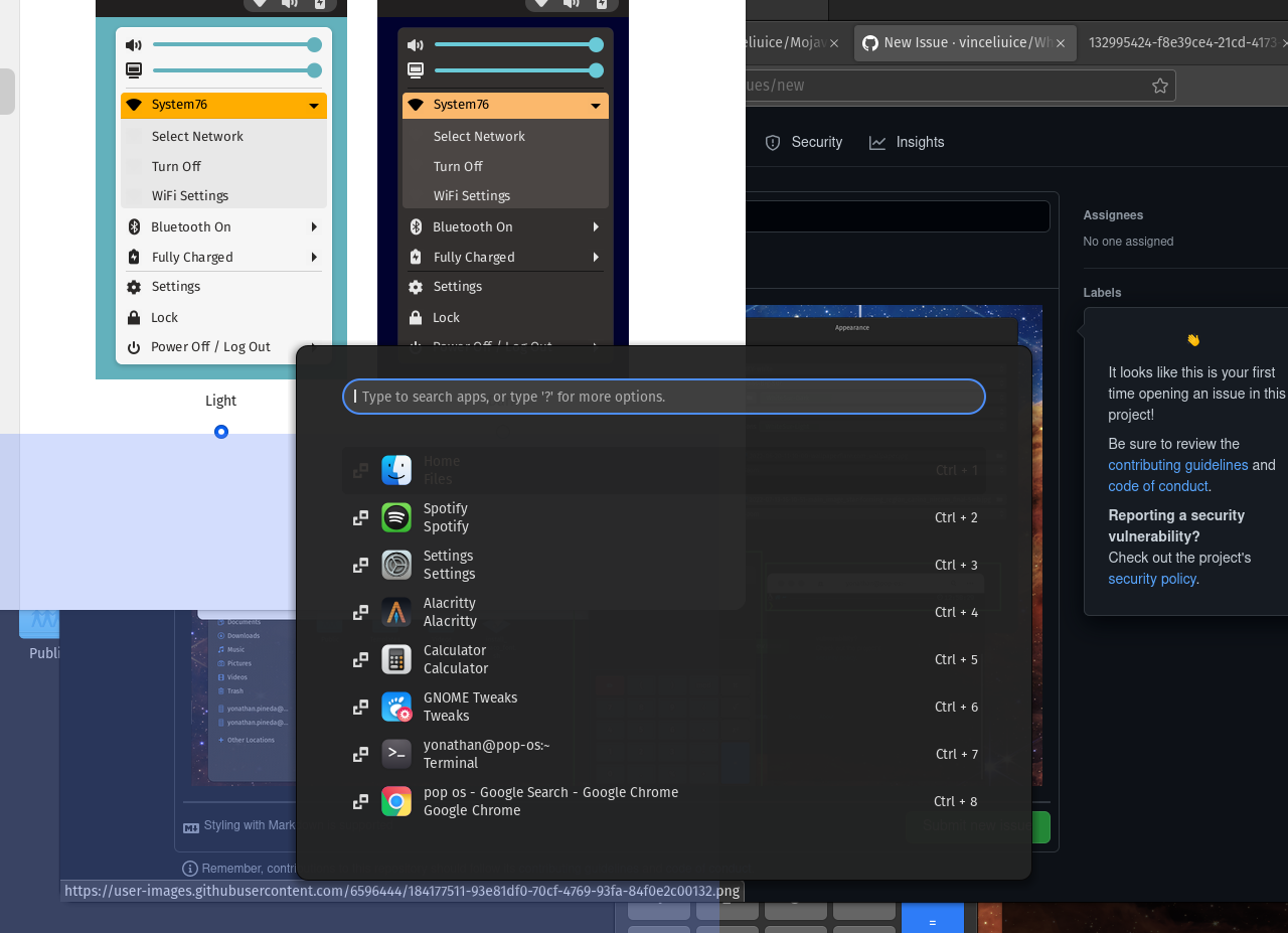 Mixed themes Dark/Light on Pop!_OS · Issue #661 · vinceliuice/WhiteSur ...