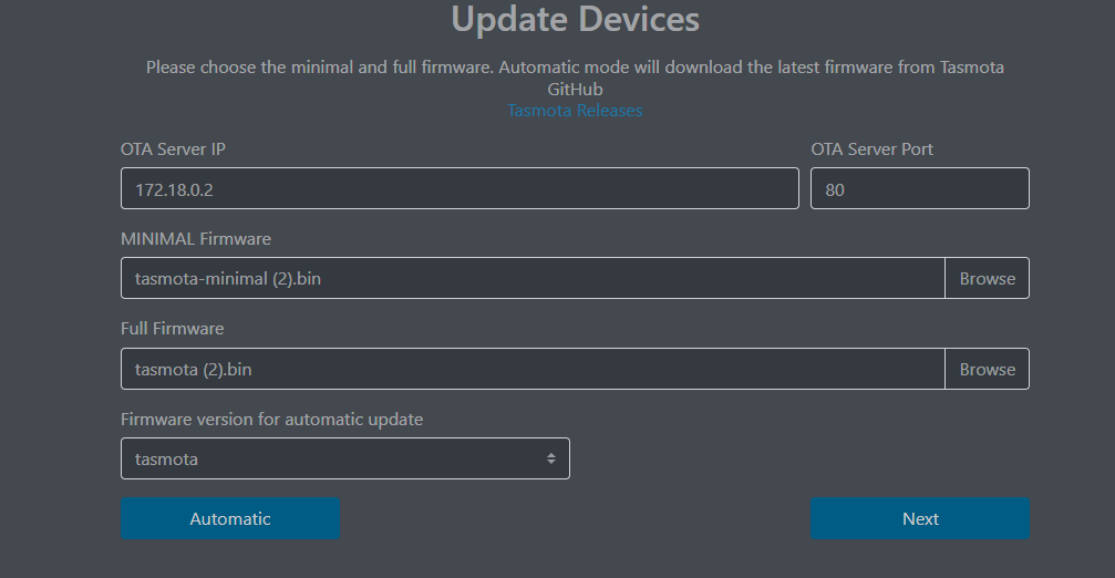 Is The Update Feature Working · Issue 934 · Tasmoadmintasmoadmin · Github