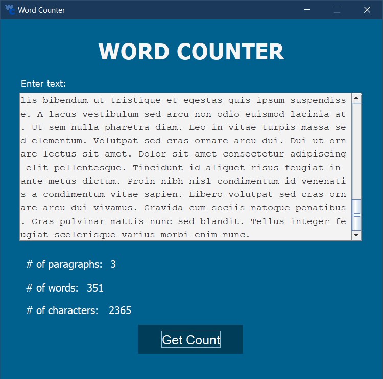 GitHub - blank-183/word-counter: counts the number of paragraphs, words ...
