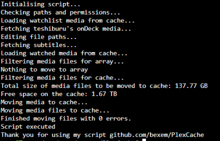 Feeling dumb... · Issue #13 · bexem/PlexCache · GitHub