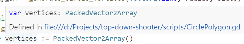 Add Type Information and Documentation on Hover in Godot Editor · Issue #8393 · godotengine ...