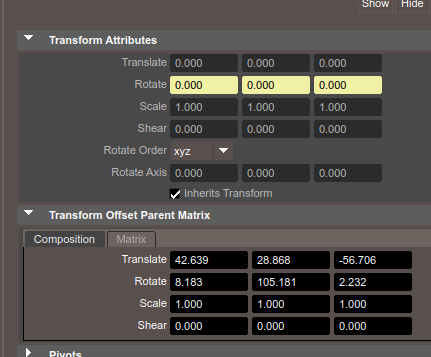 Maya exporter: Offset Parent Matrix is not use · Issue #342 · alembic/alembic · GitHub
