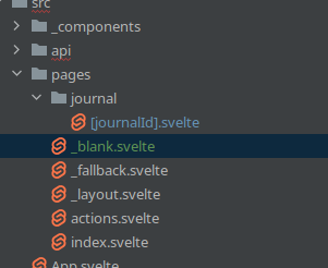 `Error: Route could not be found for ...` even though `_fallback.svelte` is present. · Issue ...