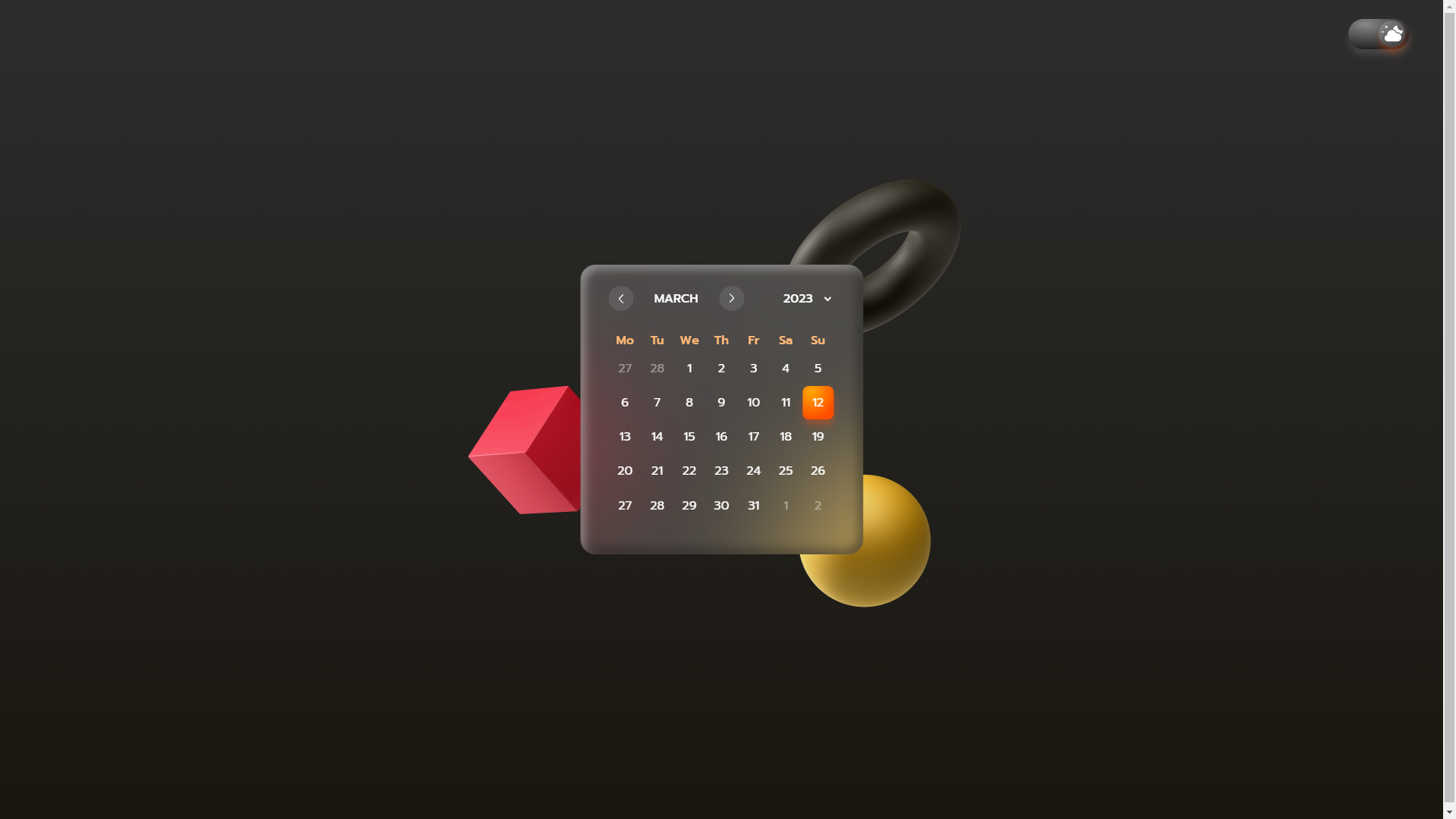 GitHub - helen25sur/calendar-component