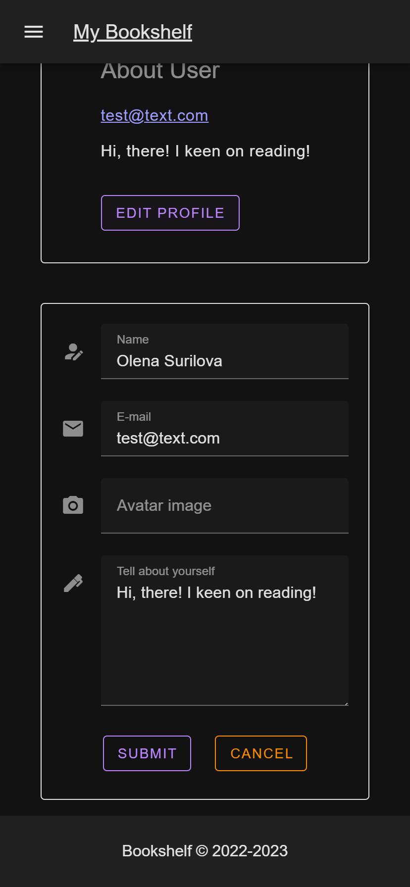 GitHub - helen25sur/Bookshelf-app