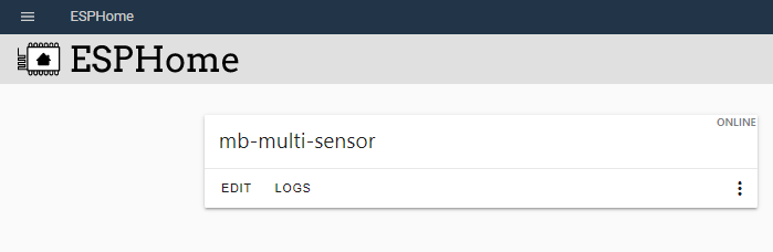 NodeMCU with BME680 (BSEC) and Motion sensor: Can't connect to ESPHome API for 192.168.28.142 ...