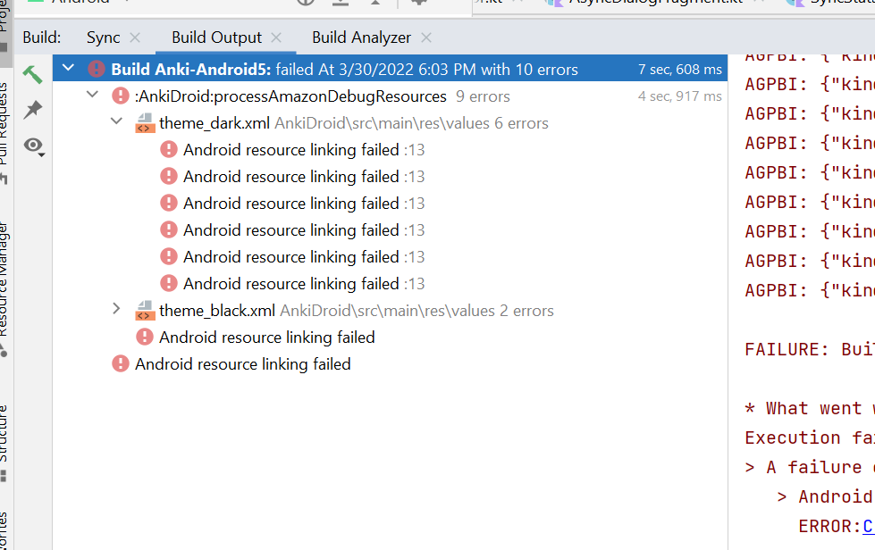 [Bug] Build failed · Issue #10657 · ankidroid/Anki-Android · GitHub