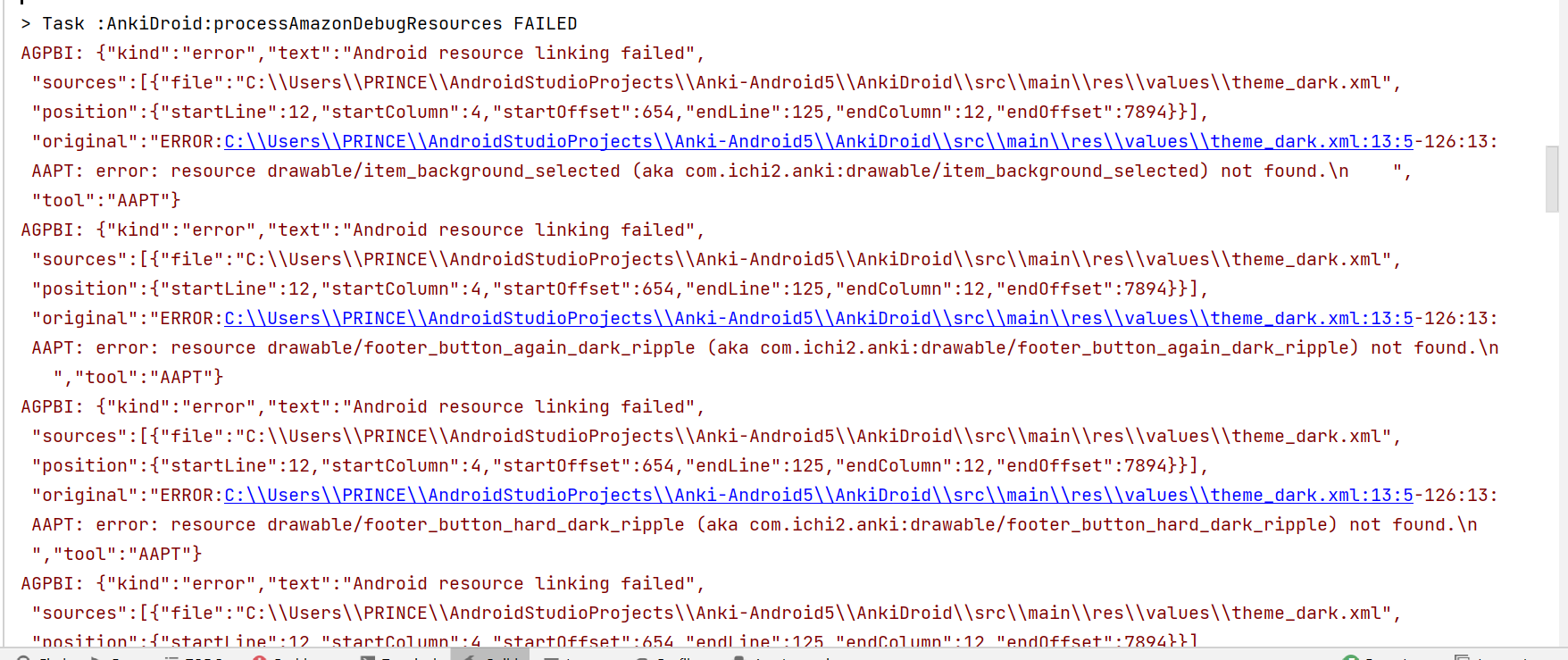 [Bug] Build failed · Issue #10657 · ankidroid/Anki-Android · GitHub