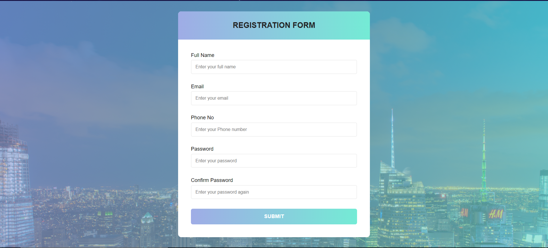 GitHub - Patrickk09/Responsive-js-validated-login-page